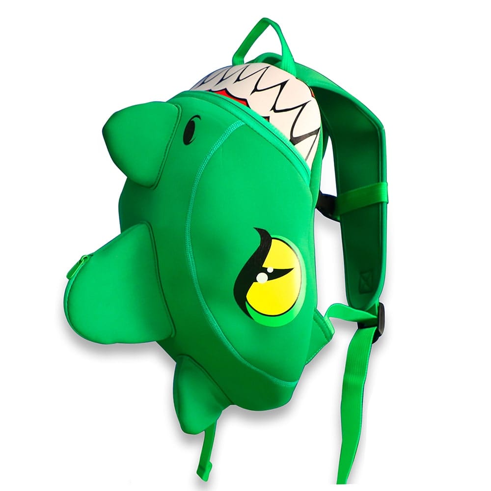 Green crocodile backpack – perfect for kids – Crazy Safety