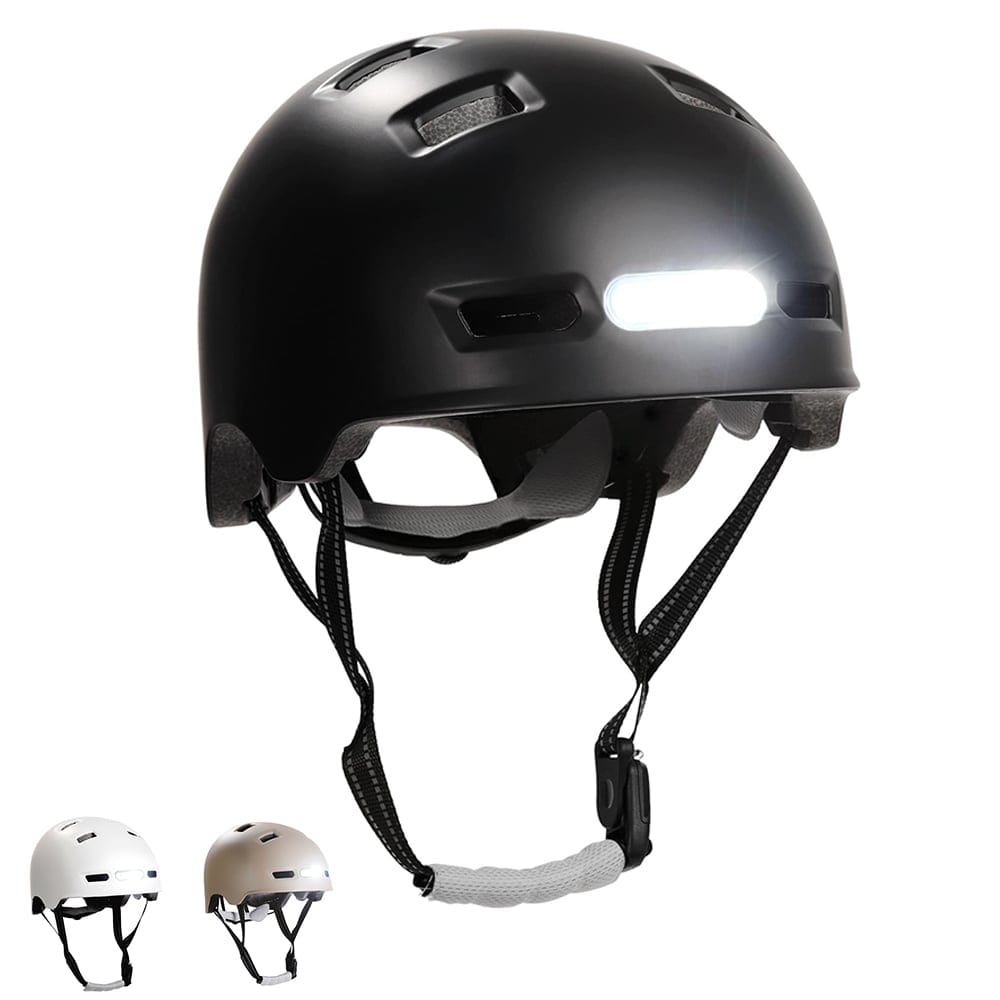 Crazy Safety helmet – rechargeable front and rear light for max safety